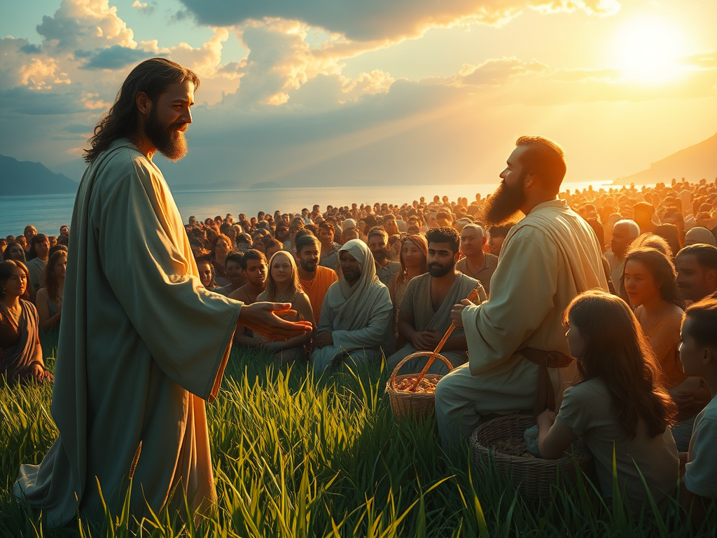 [MYM] 25.0 Yeshua Feeds Five Thousand Men – If any man serve me, let ...